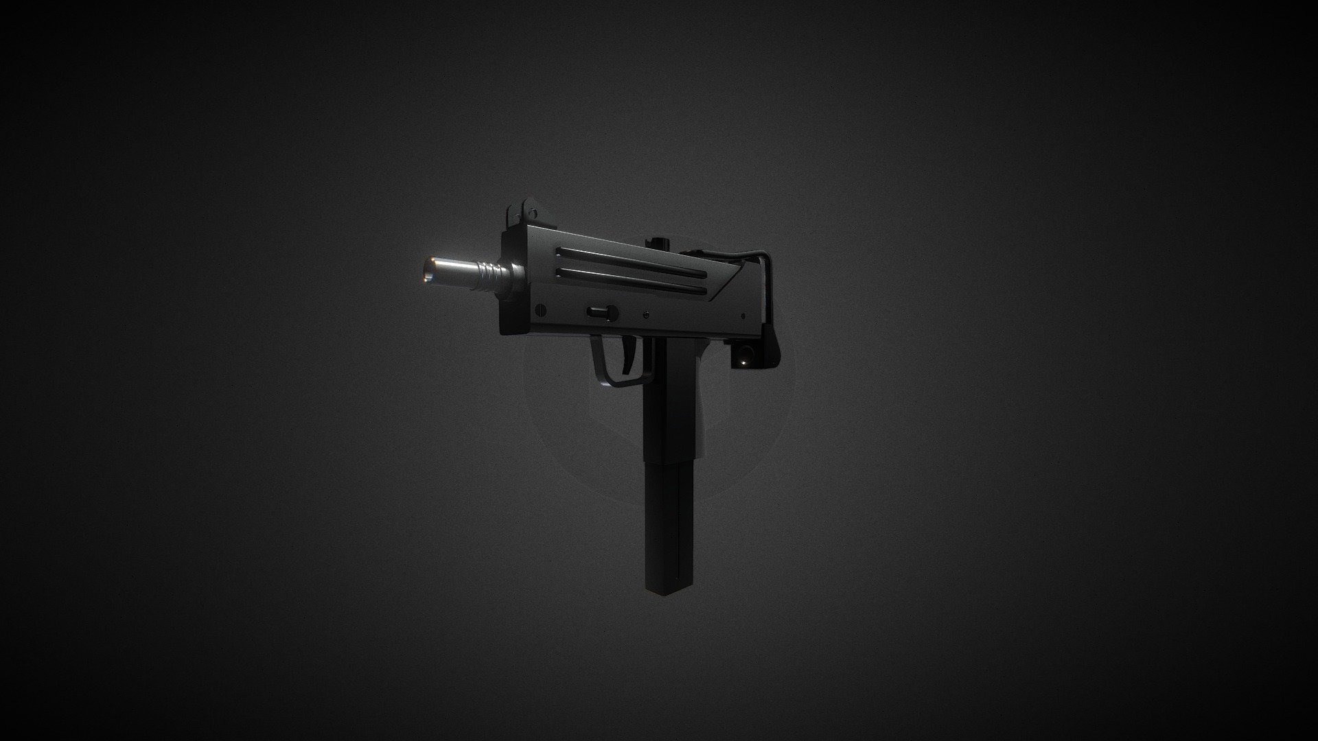 MAC 10 Low Poly - Download Free 3D model by wafla [7cb45bc] - Sketchfab