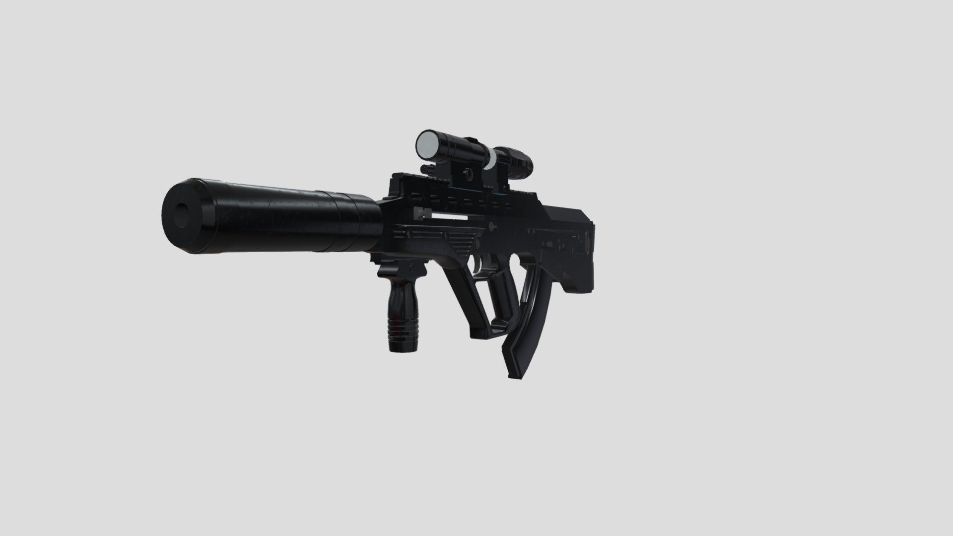 Malyuk rifle - Download Free 3D model by Servaretur [7cb4d0e] - Sketchfab