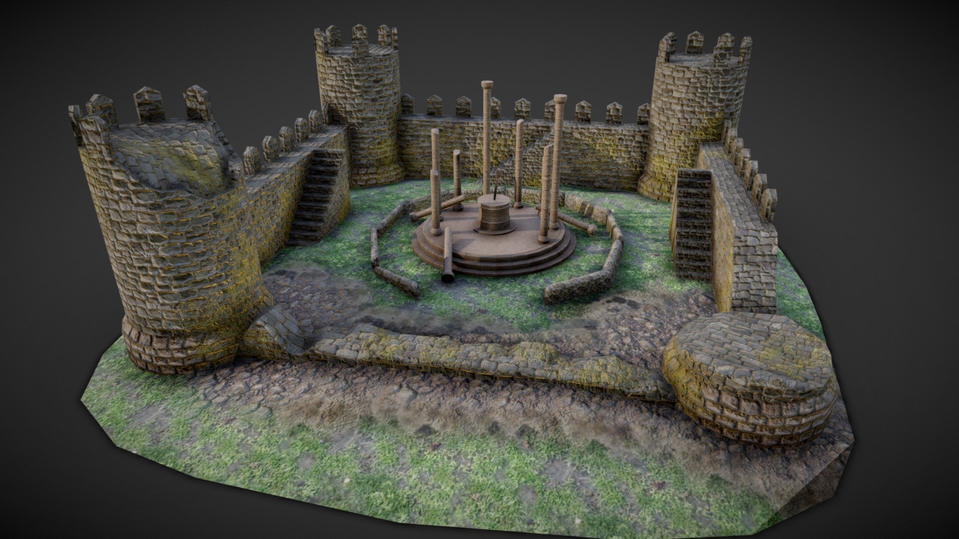 Old Ruins Pack - Buy Royalty Free 3D model by Joan LP (@joanlahots ...