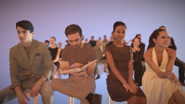 Audience 3D models - Sketchfab