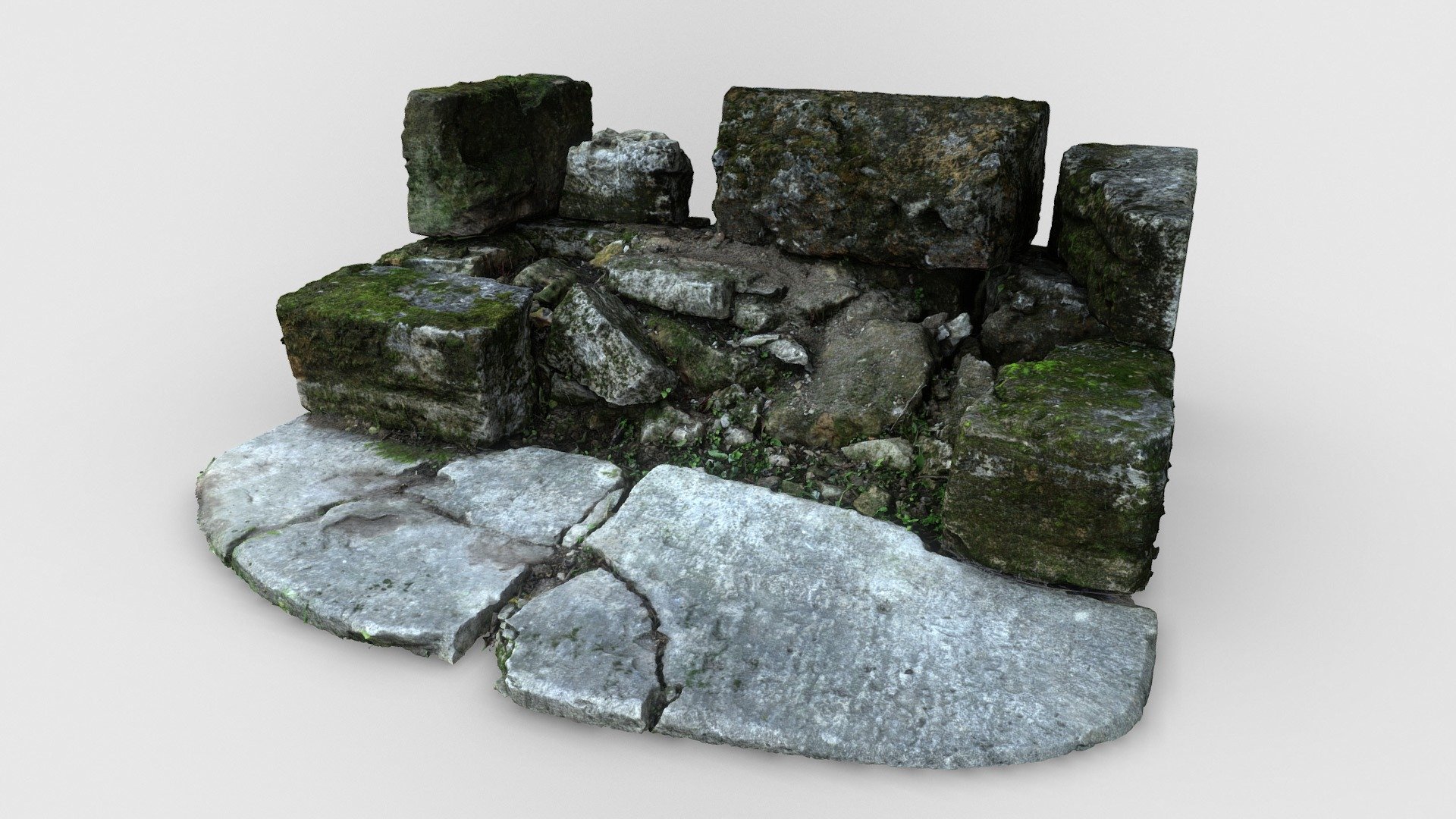 Цоколь часовни - 3D model by DHlab [7cb8372] - Sketchfab