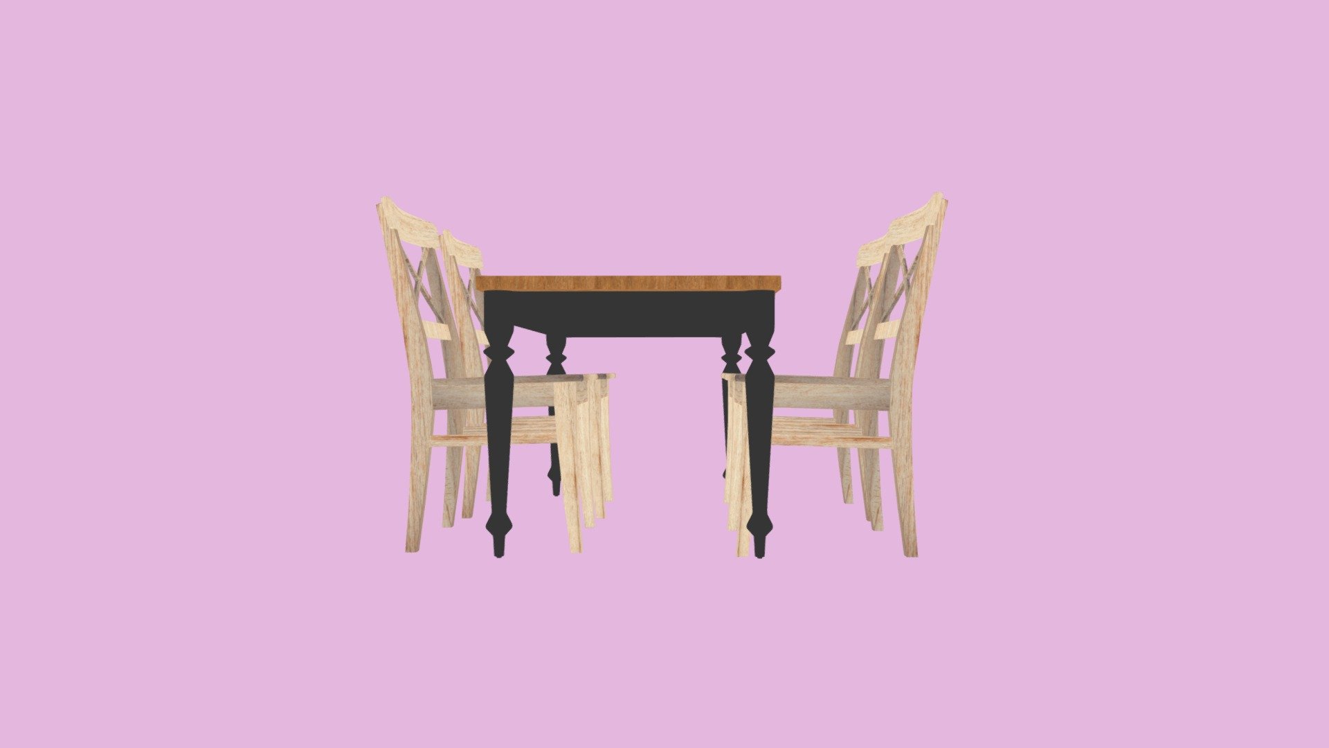 3D Table Set - 3D model by senaylmzzz [7cbaa84] - Sketchfab