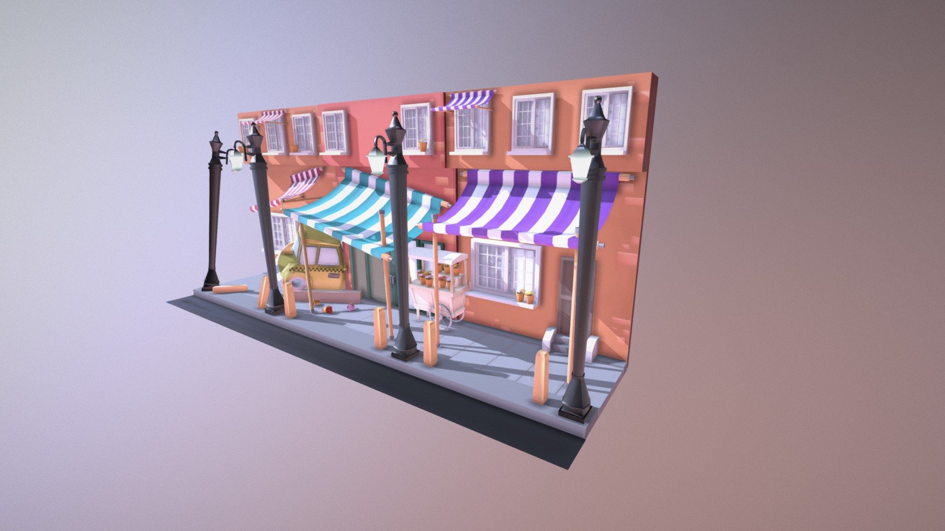 Stylised Flower Shop - 3D model by ChimeModels [7cbc89d] - Sketchfab