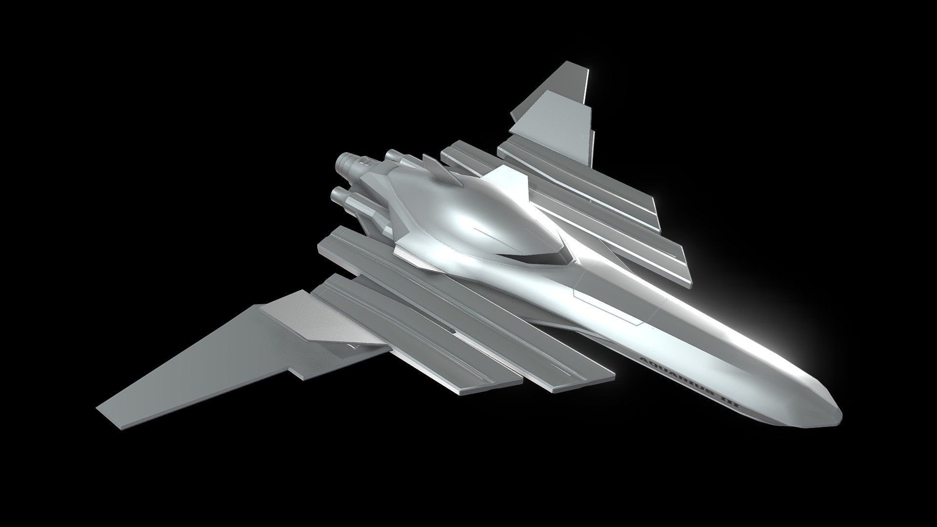 Aquarius 3 Spaceship - Download Free 3D model by BaseOptimal [7cbce6a] - Sketchfab