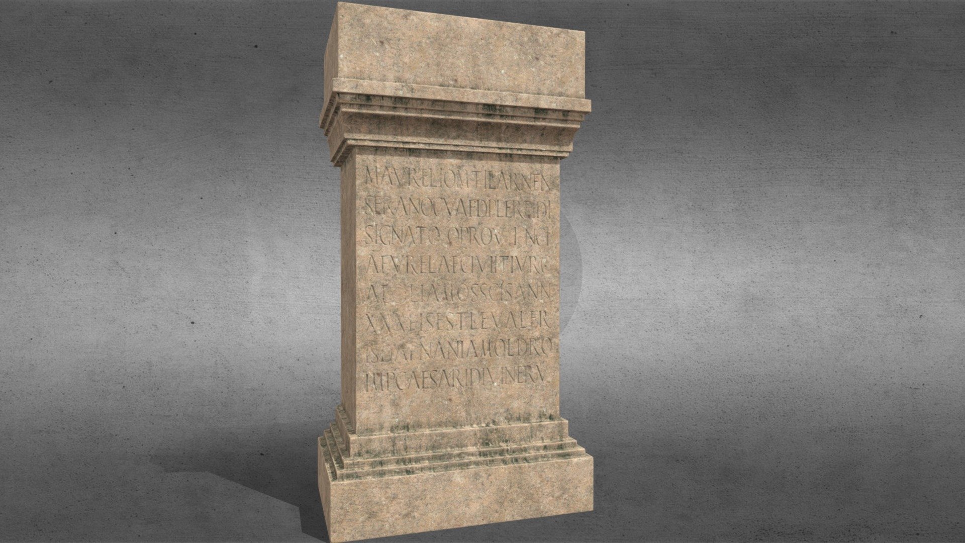 Roman Stele in Pupput - Download Free 3D model by mili.aiesecer ...