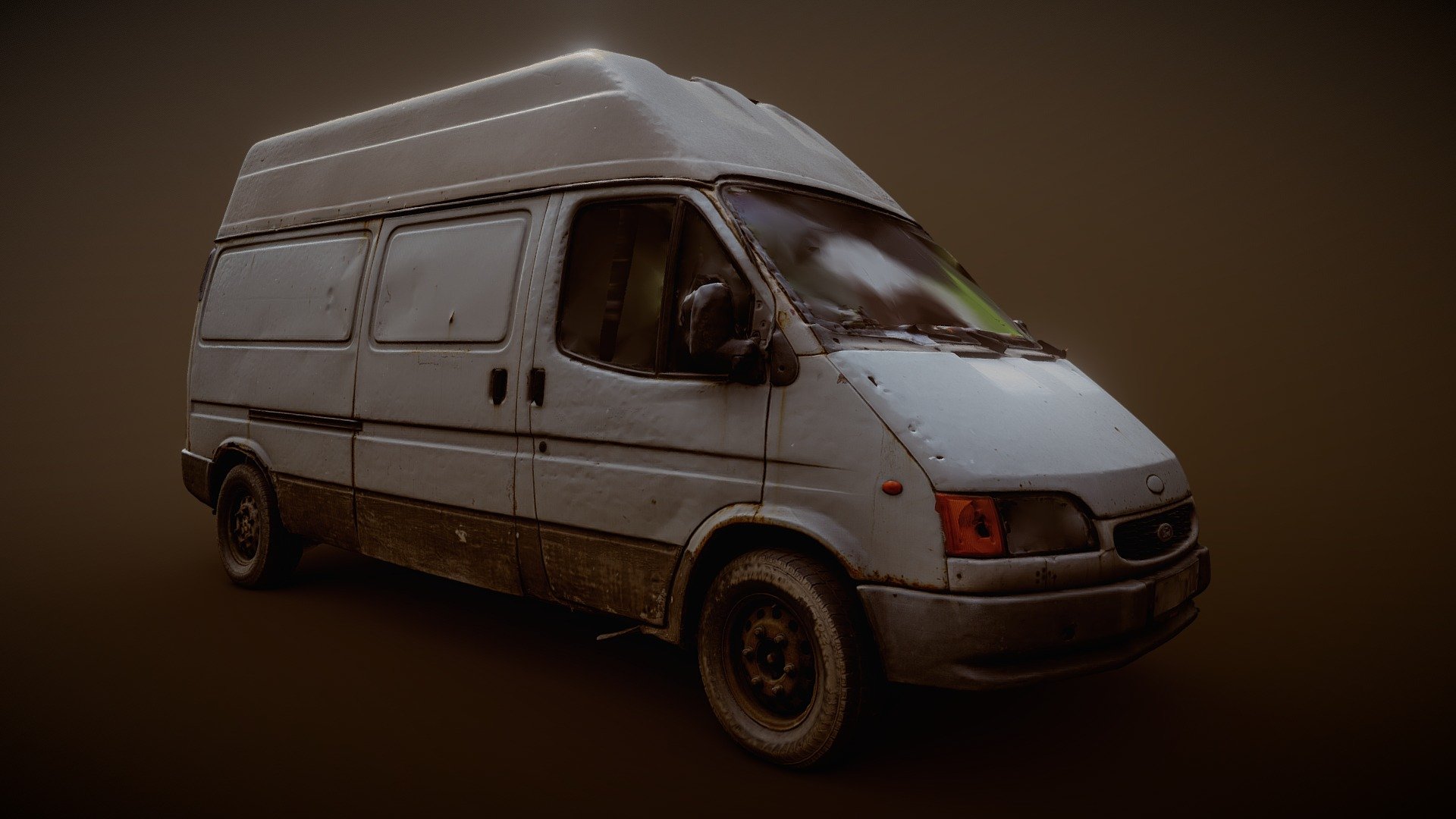 Old Ford Transit [RAW] - Download Free 3D model by Alexander Komendant ...