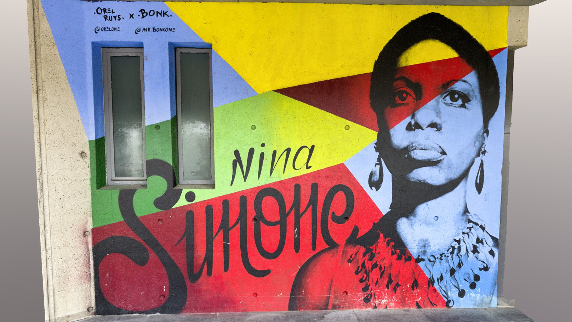 Nina Simone street art Orel x Bonk - 3D model by Specimen 3D ...