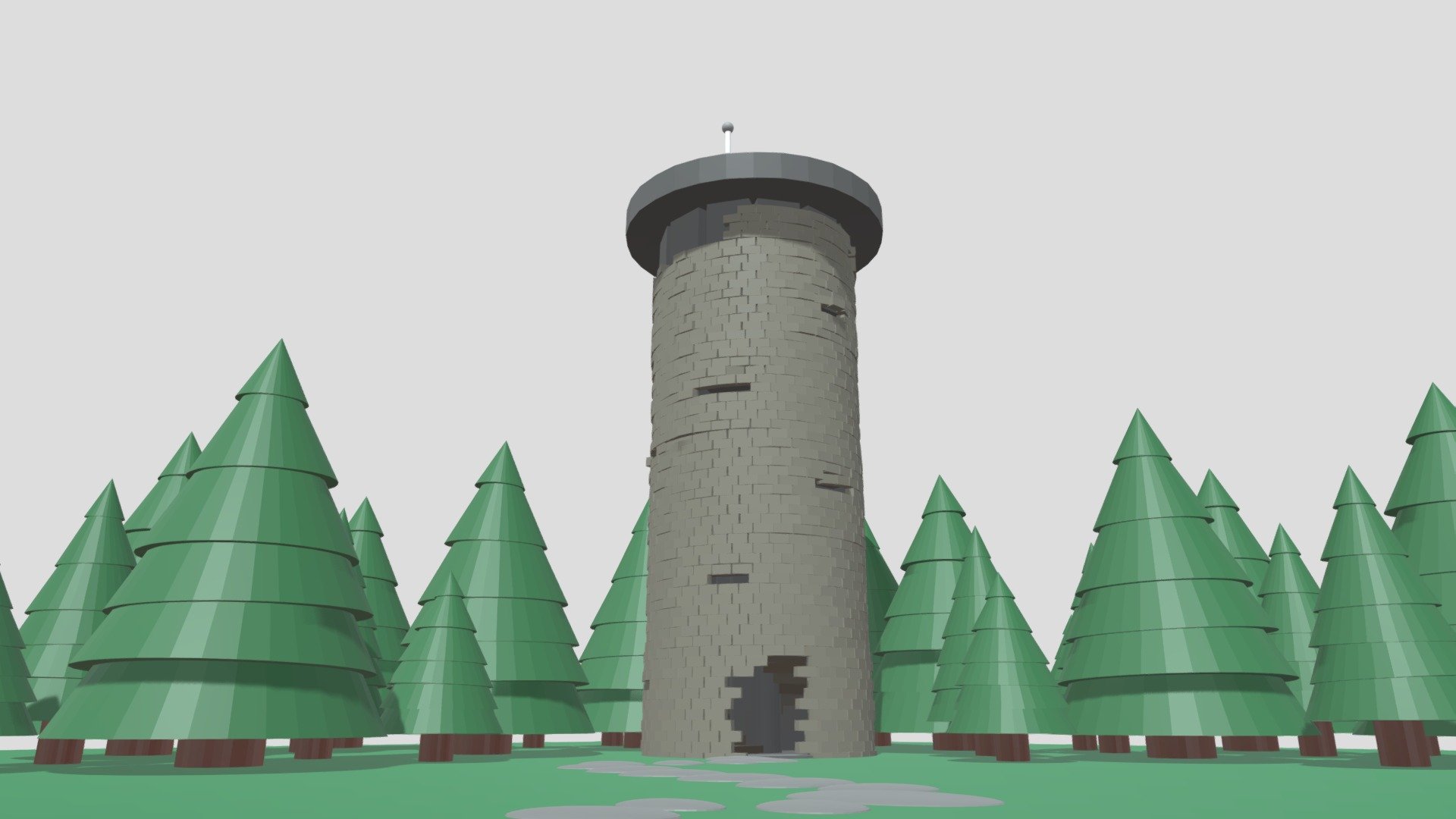 Tower scene - Download Free 3D model by andros.spica [7cbdf8f] - Sketchfab