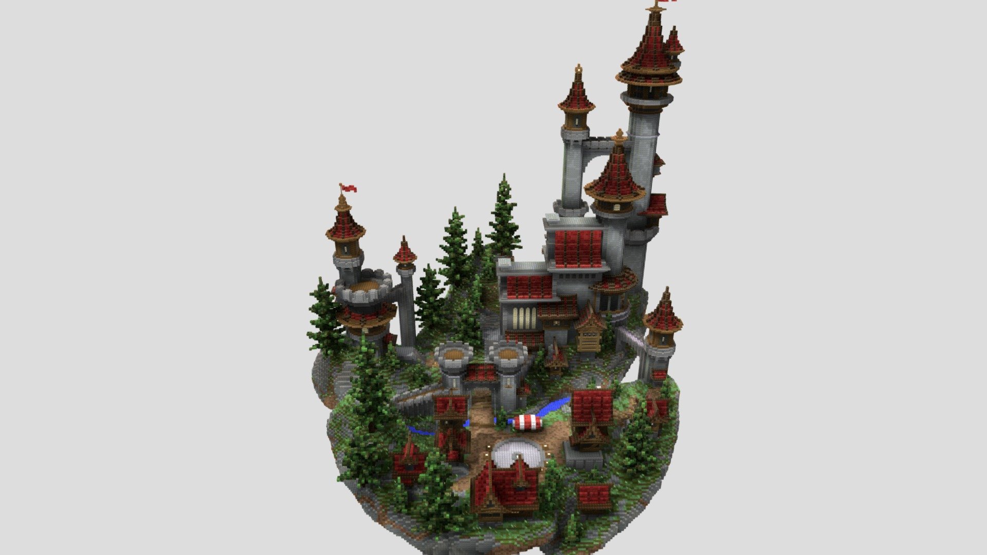 Red Kingdom Lobby - 3D model by VentureStudios [7cbea97] - Sketchfab