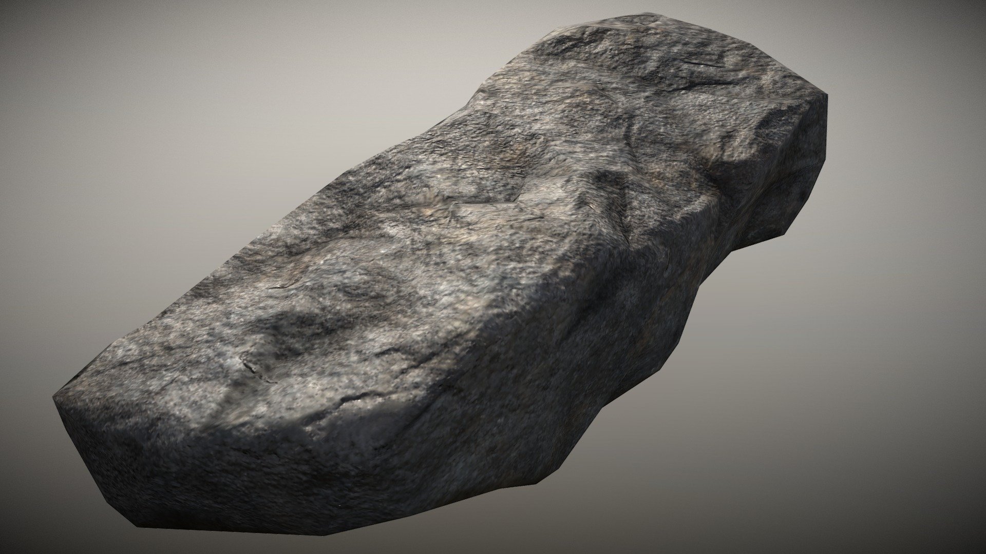 Boulder 002 Low Poly | Columbia River Basalt - 3D model by deepfielddev ...