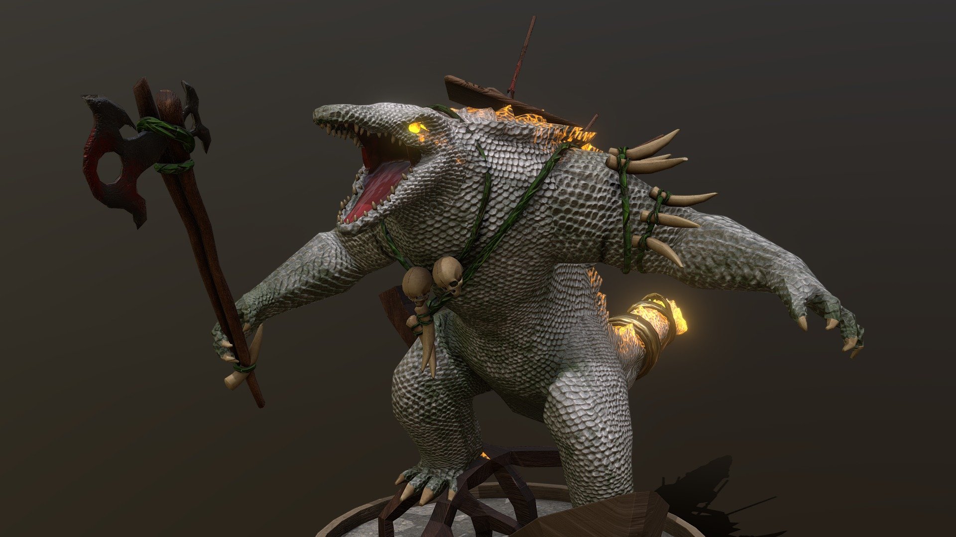 The White Guardian - 3D model by Henry Polymoly (@HenryPoly_Moly ...