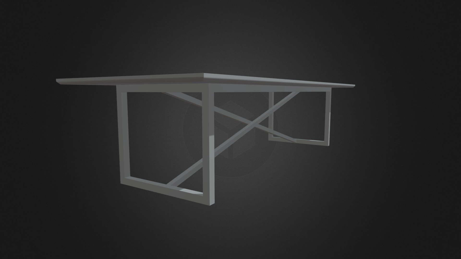 BALASAGUN CROSS-X DINNER TABLE BASE - Download Free 3D model by ...