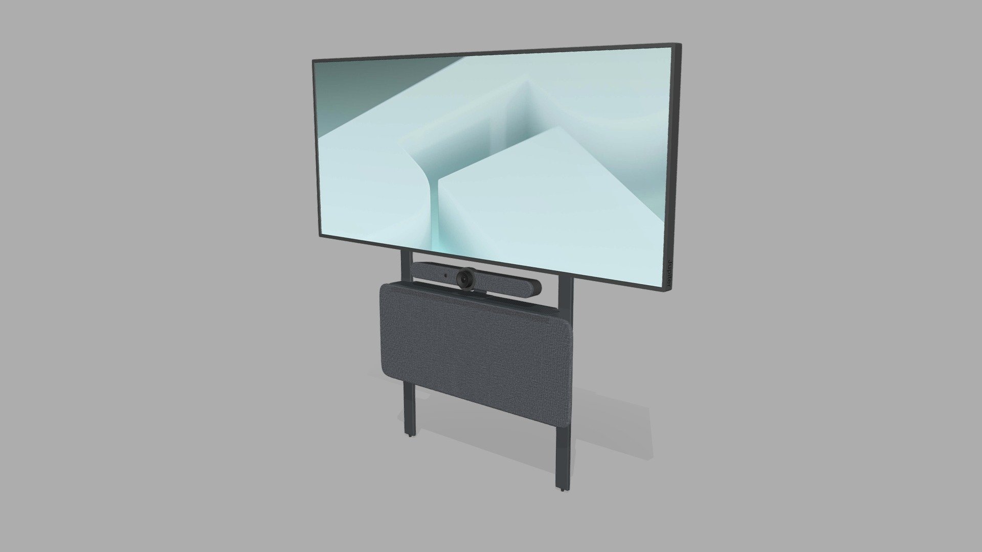 H824 Heckler AV Wall with Jupiter 105" Display - Download Free 3D model ...