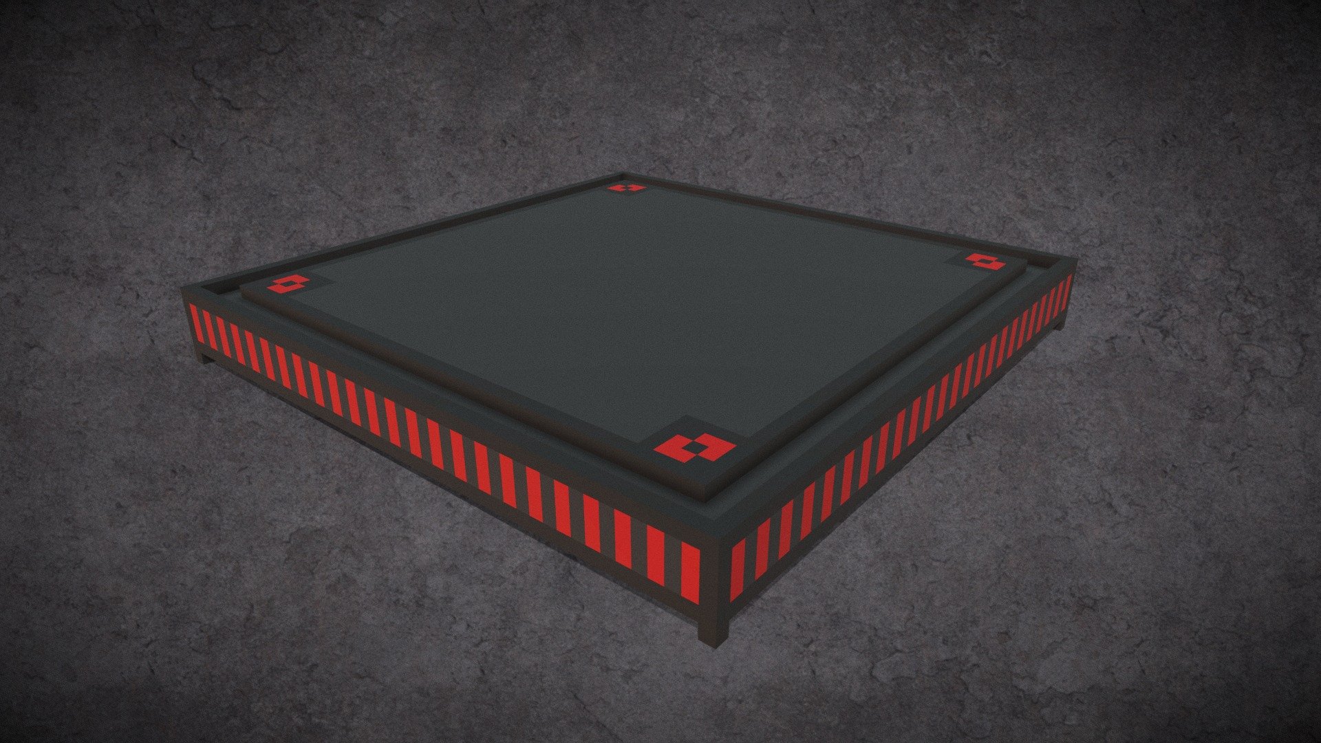 Voxel Jump Pad 1 - By Velivian Fesothe - 3D model by Velivian Fesothe ...