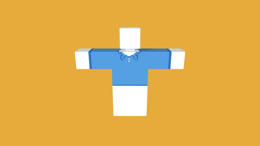 Unturned - Blue Polo Shirt - 3D model by Godrax [7cc32f1] - Sketchfab