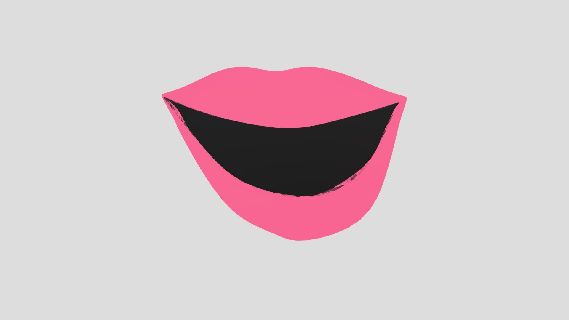 VeggieTales Non-Boolean Mouth With Lips - Download Free 3D model by ...