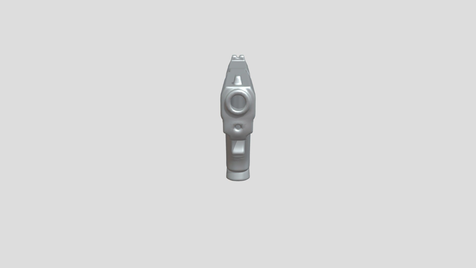 handgun (NO TEXTURE) - Download Free 3D model by Kazarei [7cc4a57 ...