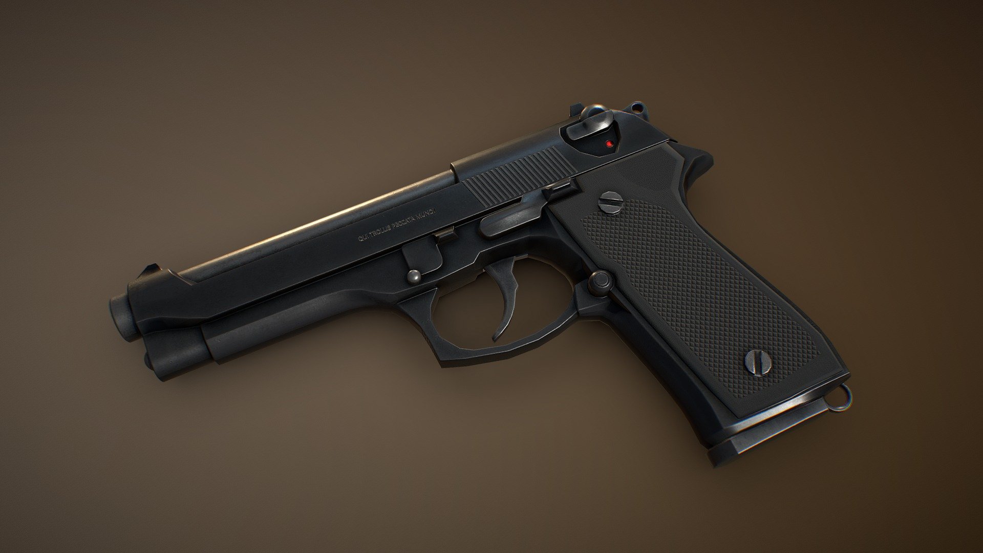 Basic Pistol - Download Free 3D model by Urizel [7cc4c45] - Sketchfab