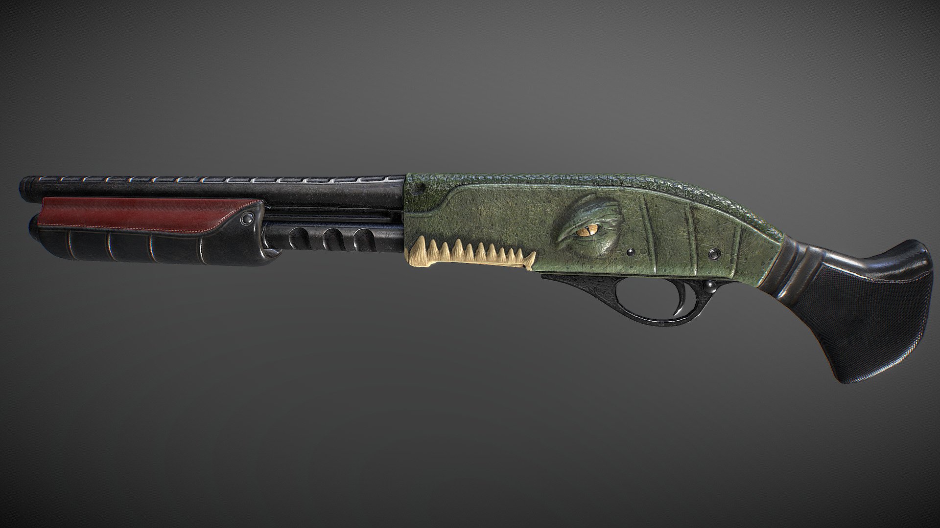 Sawed-off - Reptile - 3D model by BadtRIP (@badtripbg) [7cc529c ...