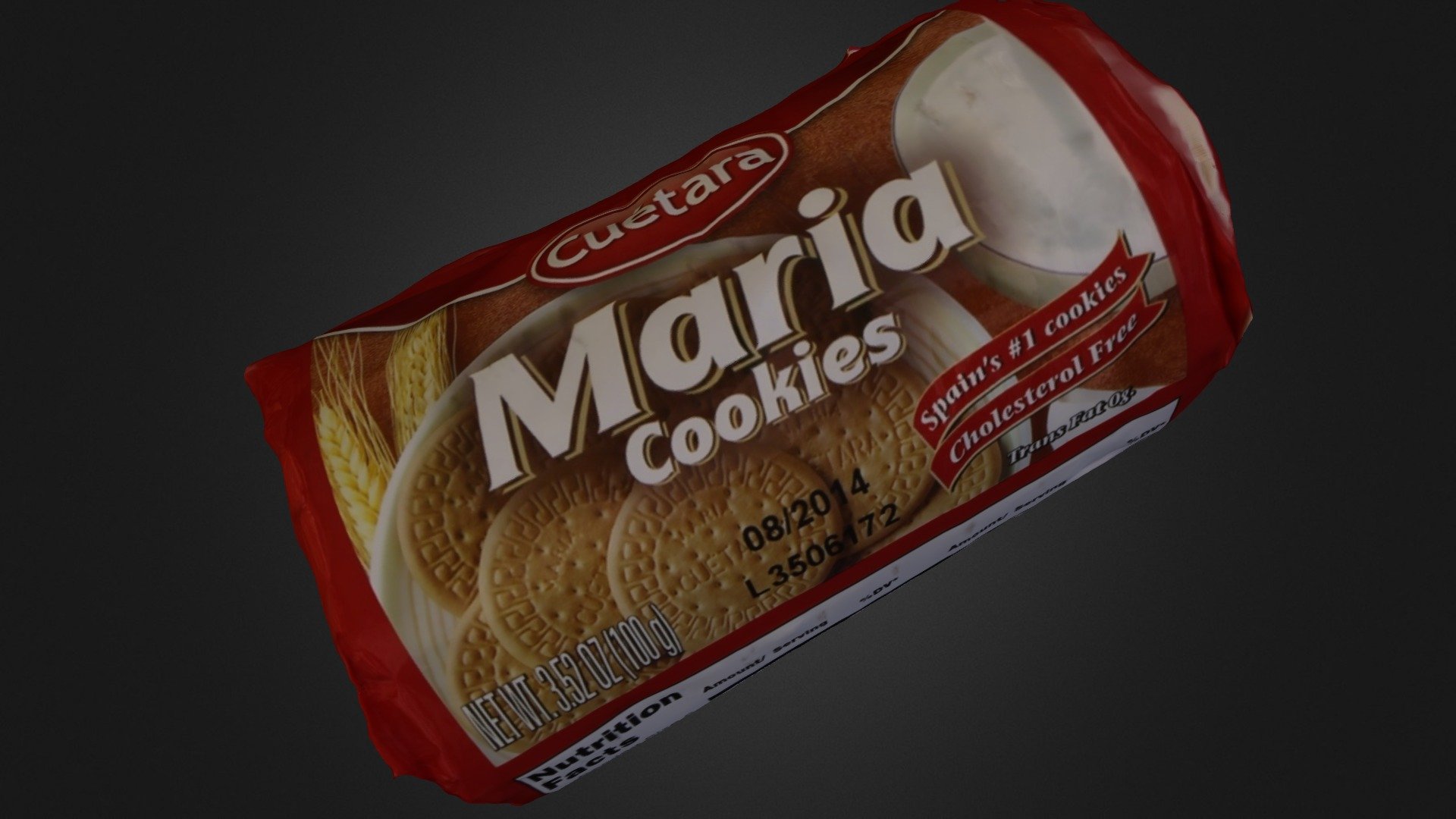 maria cookies sample - 3D model by mikebarrett [7cc91a2] - Sketchfab