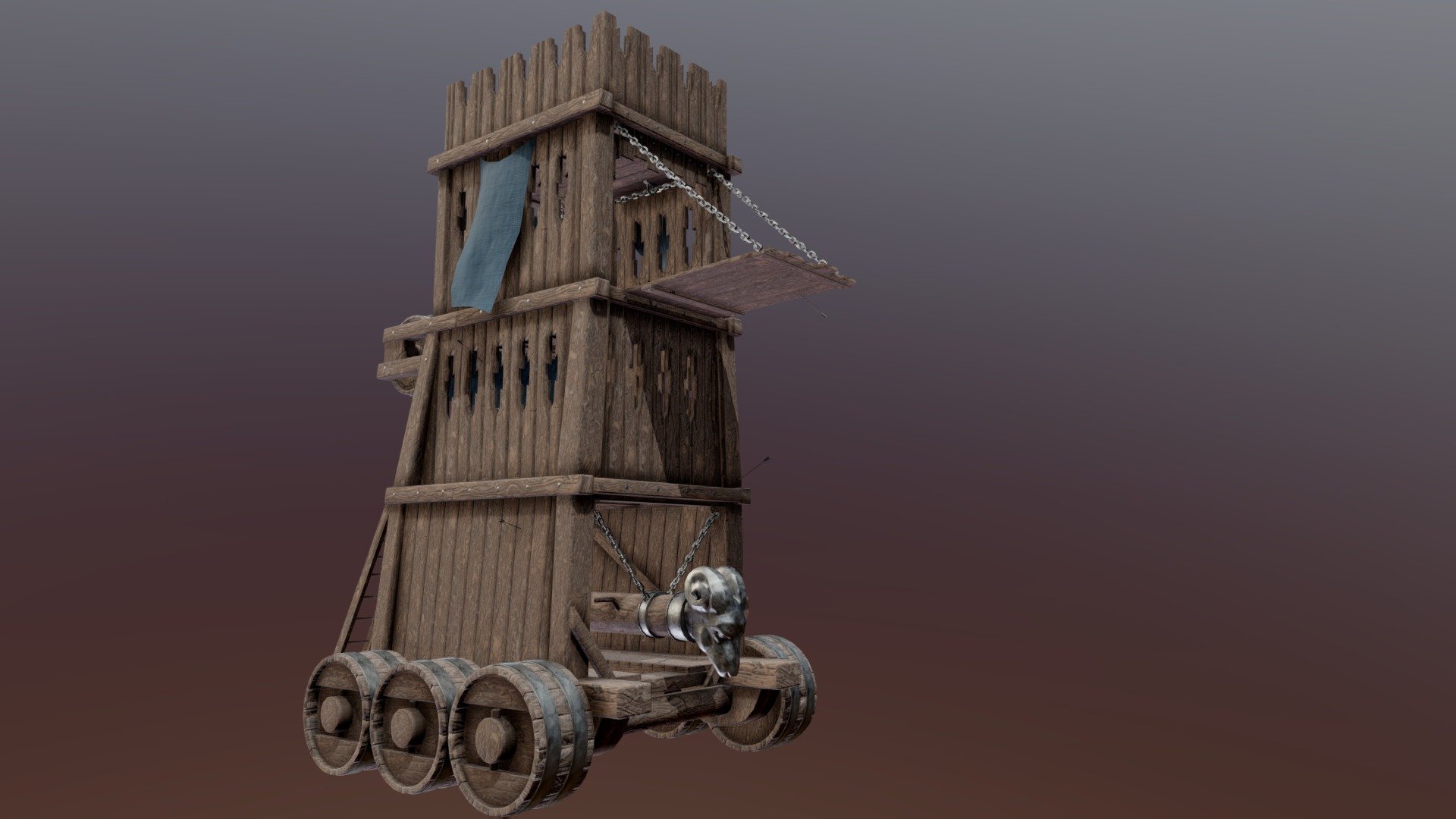 Full_SiegeTower - 3D model by BlayneIgnasiak [7cc9d27] - Sketchfab