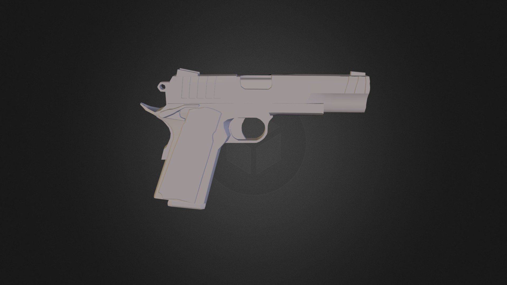 1911 Gun - 3D model by metaksu [7ccb29b] - Sketchfab