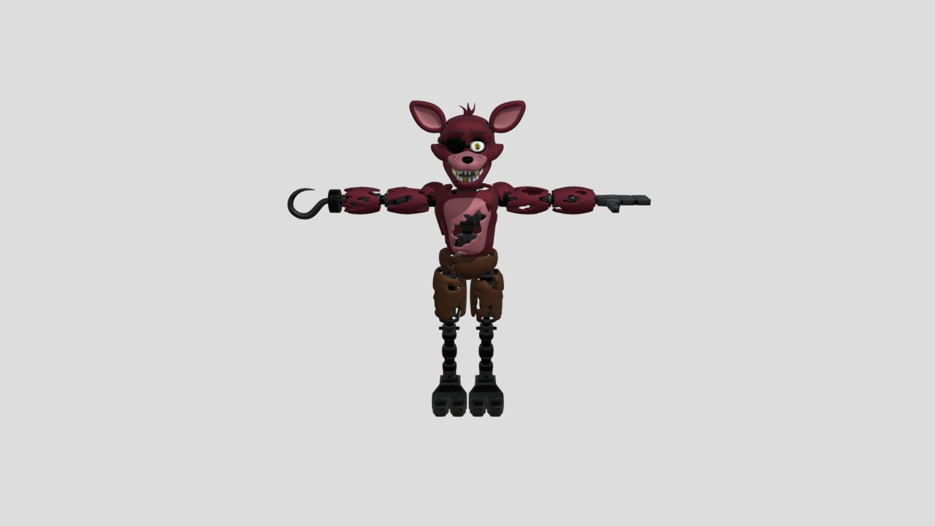 Foxy V2 - Download Free 3D model by mmaryfernandez38 [7ccb35f] - Sketchfab