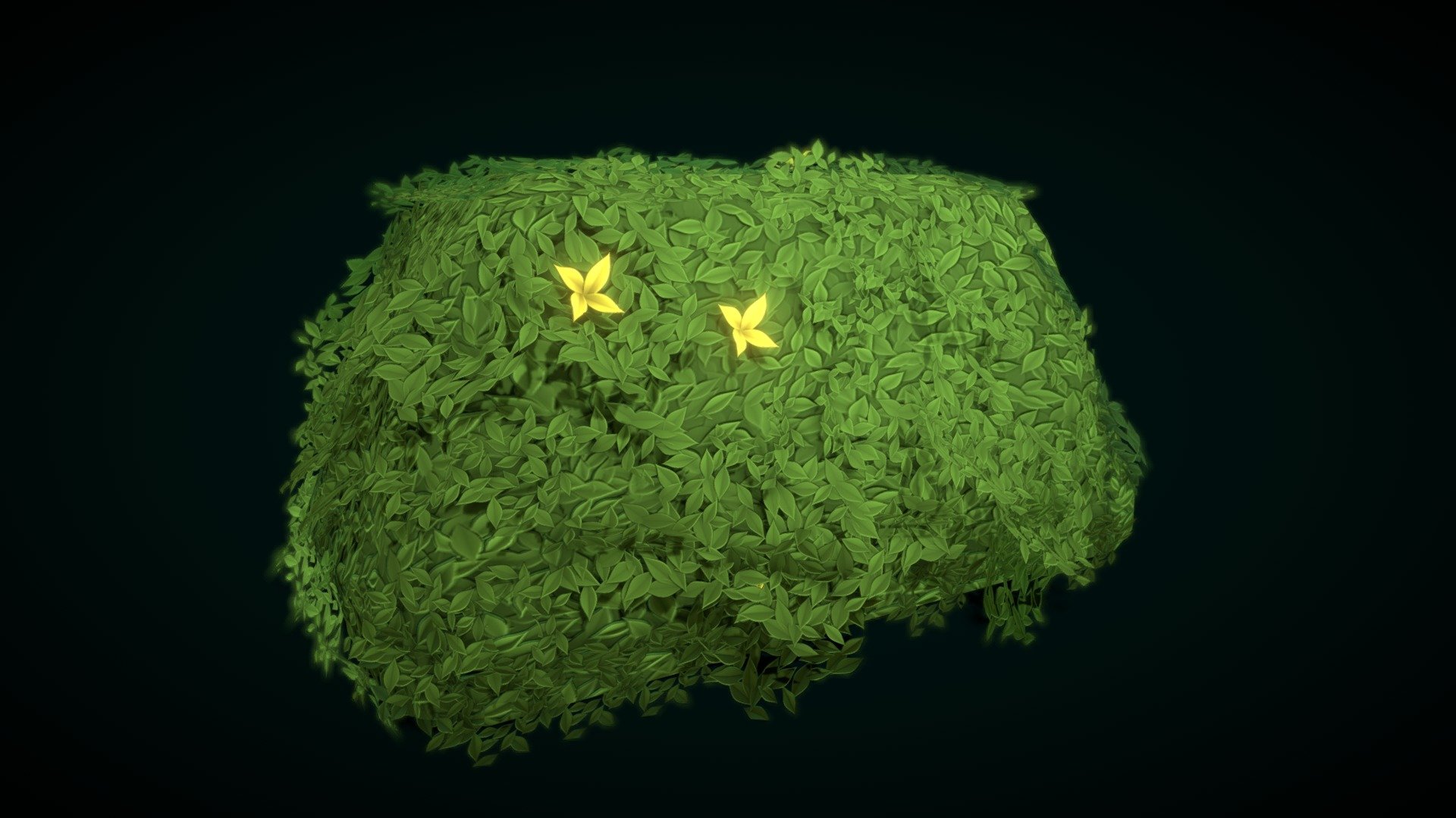Stylized Bush (V1) - Download Free 3D model by SangeetBlaze [7ccbbb3 ...