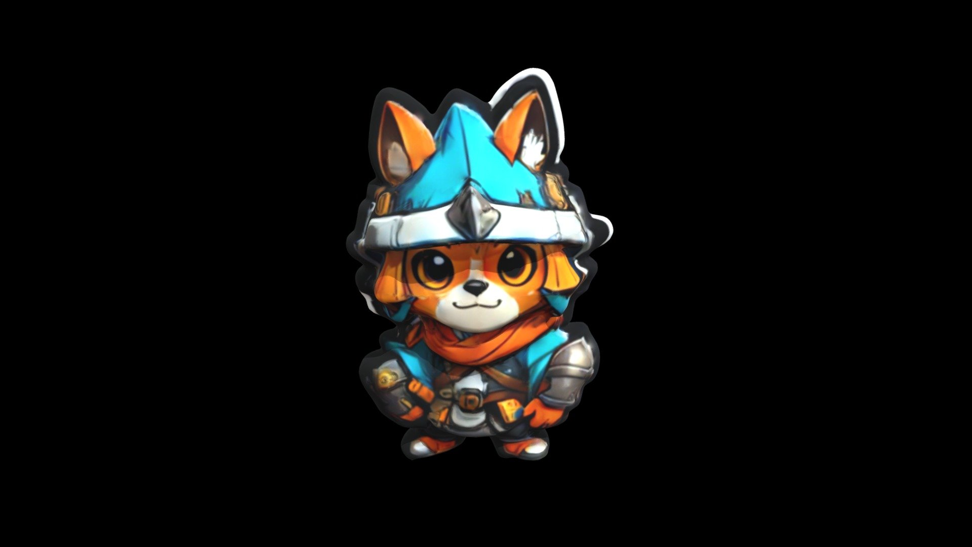 "Stomper the Fox" An illustrated character poste - Download Free 3D ...