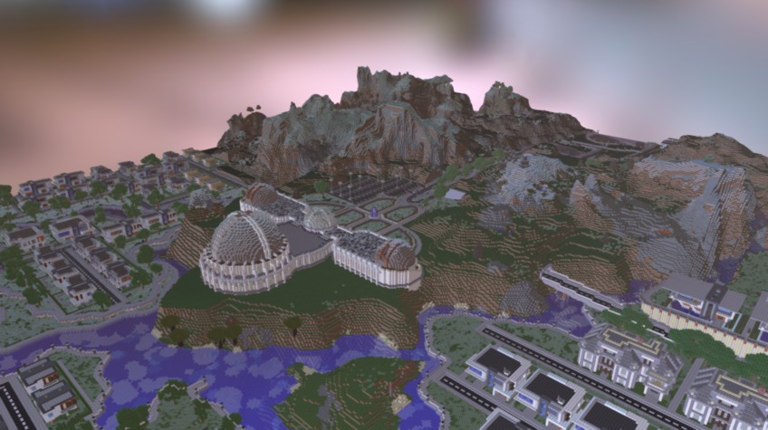 MineCity Observatory | Matt's MineCity - 3D model by MattQ012 [7ccd5b2 ...