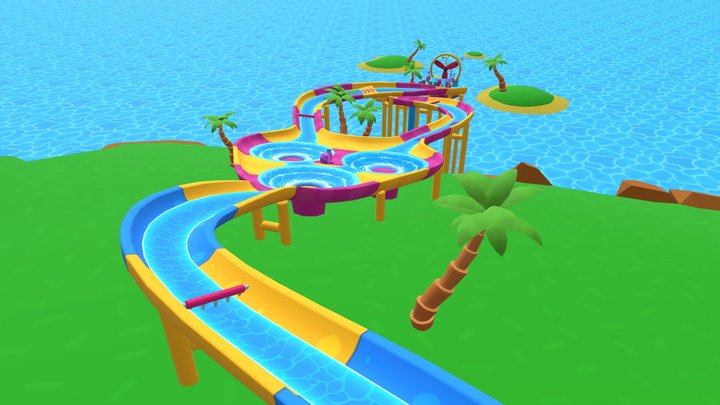 stumble guys maps - A 3D model collection by amogusstrikesback2 - Sketchfab