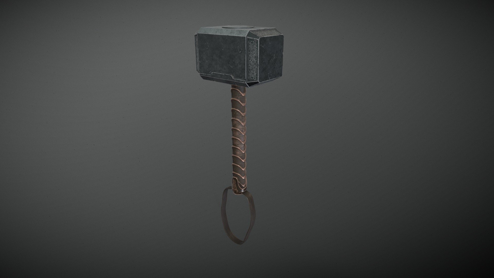 Thor's Mjöllnir - 3D model by Petitdou [7cd0a5e] - Sketchfab