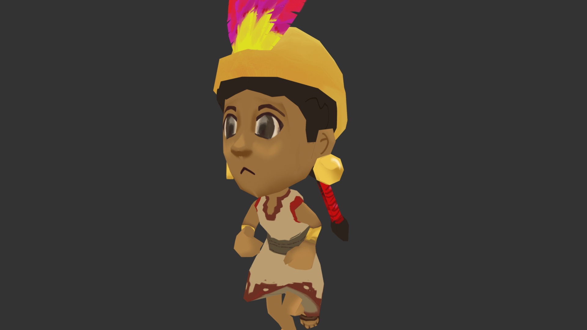 moche girl run - 3D model by Roger M (@xekah) [7cd194e] - Sketchfab