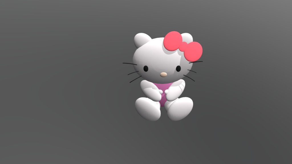 Hello Kitty (1) - 3D model by salvatore64 [7cd566b] - Sketchfab