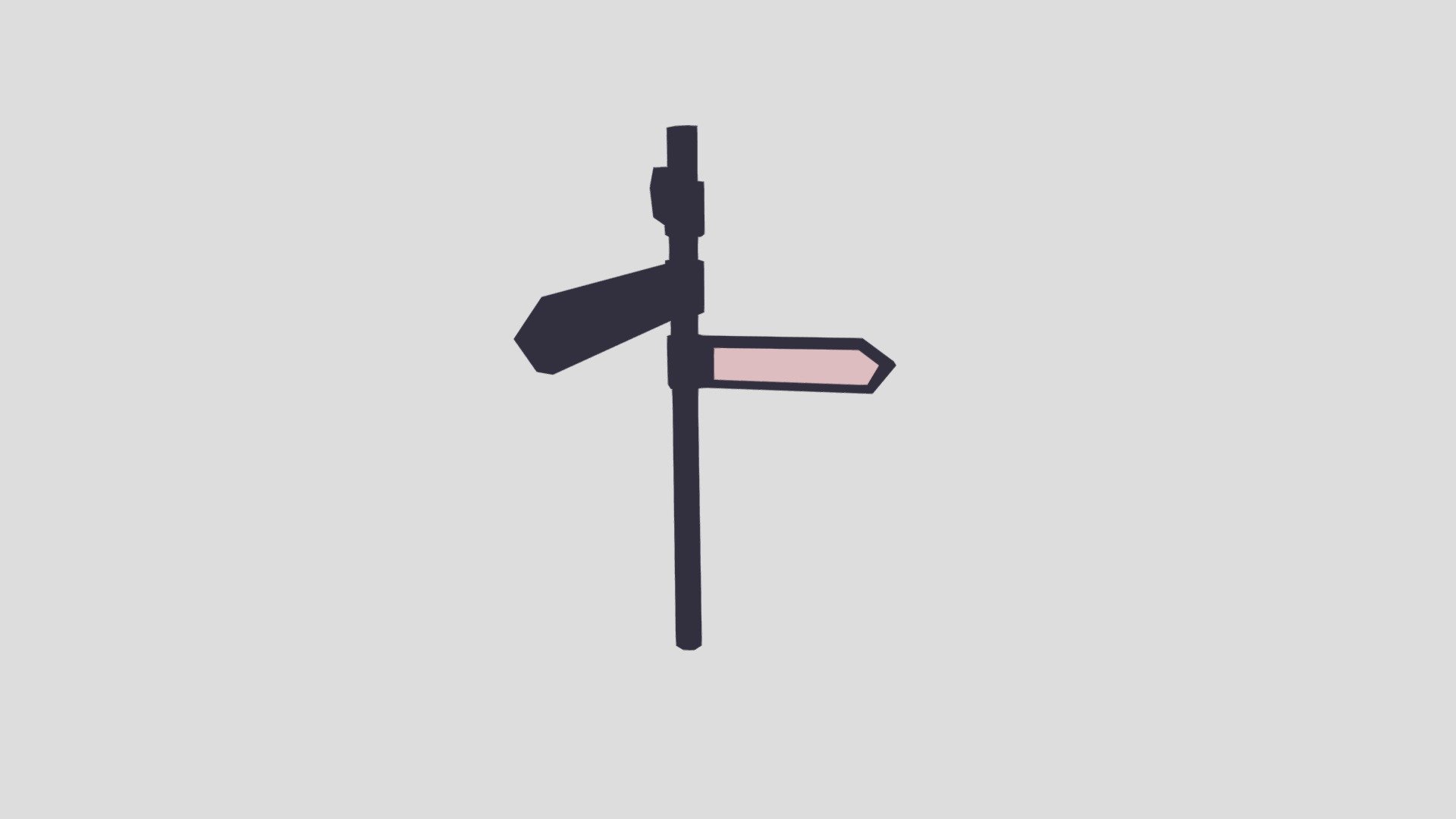 Sign Post - Download Free 3D model by Snarkle Studios (@SnarkleStudios ...