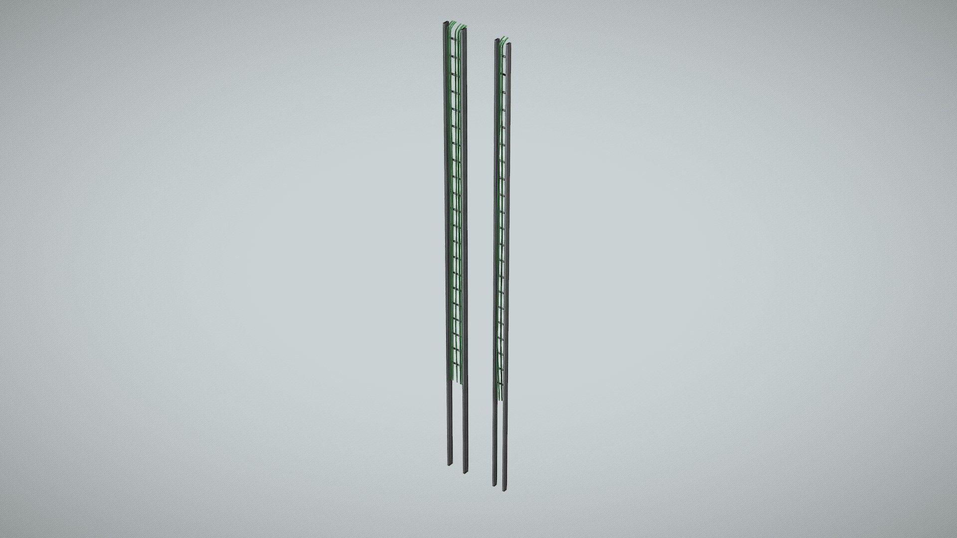 Wire Green Metal Support - Buy Royalty Free 3D model by Outlier Spa ...