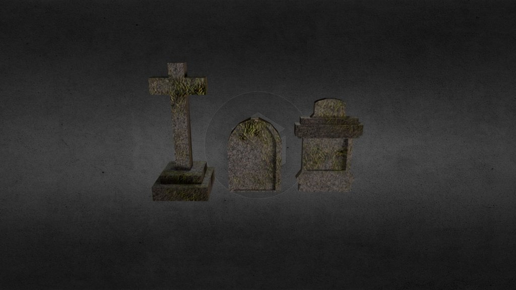 Simple tombs - Download Free 3D model by beagleknight [7cd794b] - Sketchfab