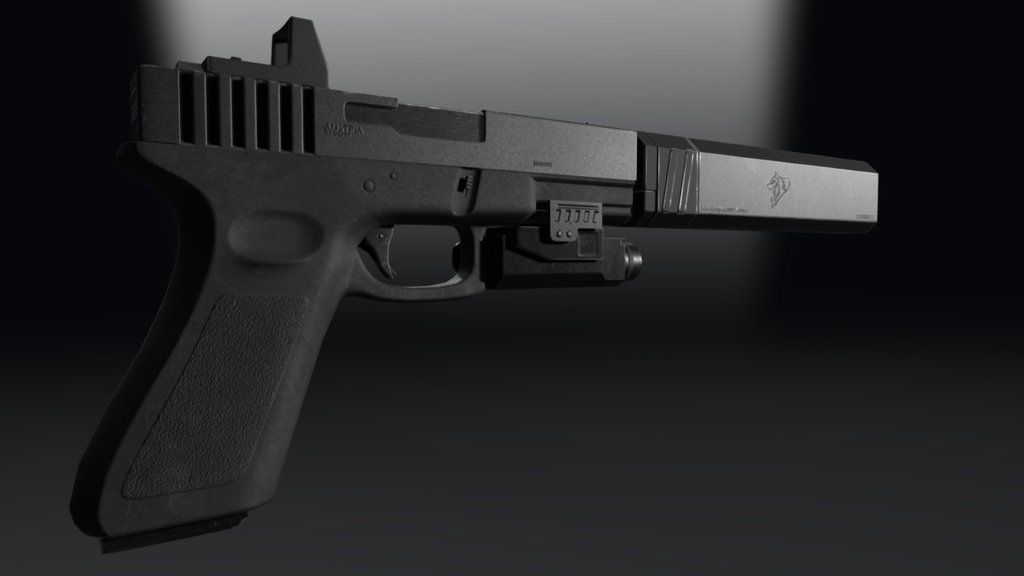 Tactical G17 Handgun - 3D model by johnny650 [7cd7f6b] - Sketchfab