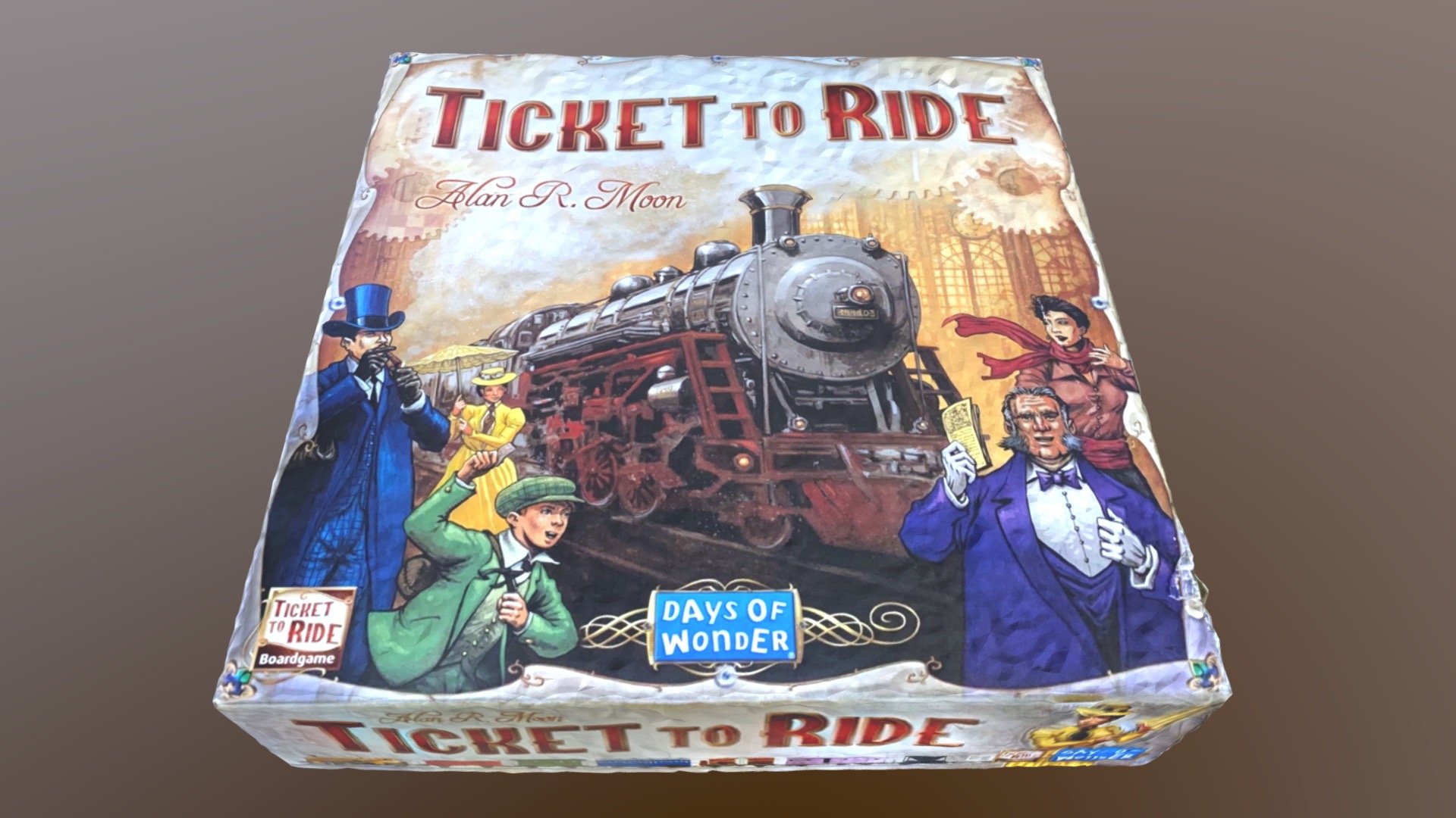 Day 133: Ticket To Ride - Download Free 3D model by uttamg911 [7cd9122 ...
