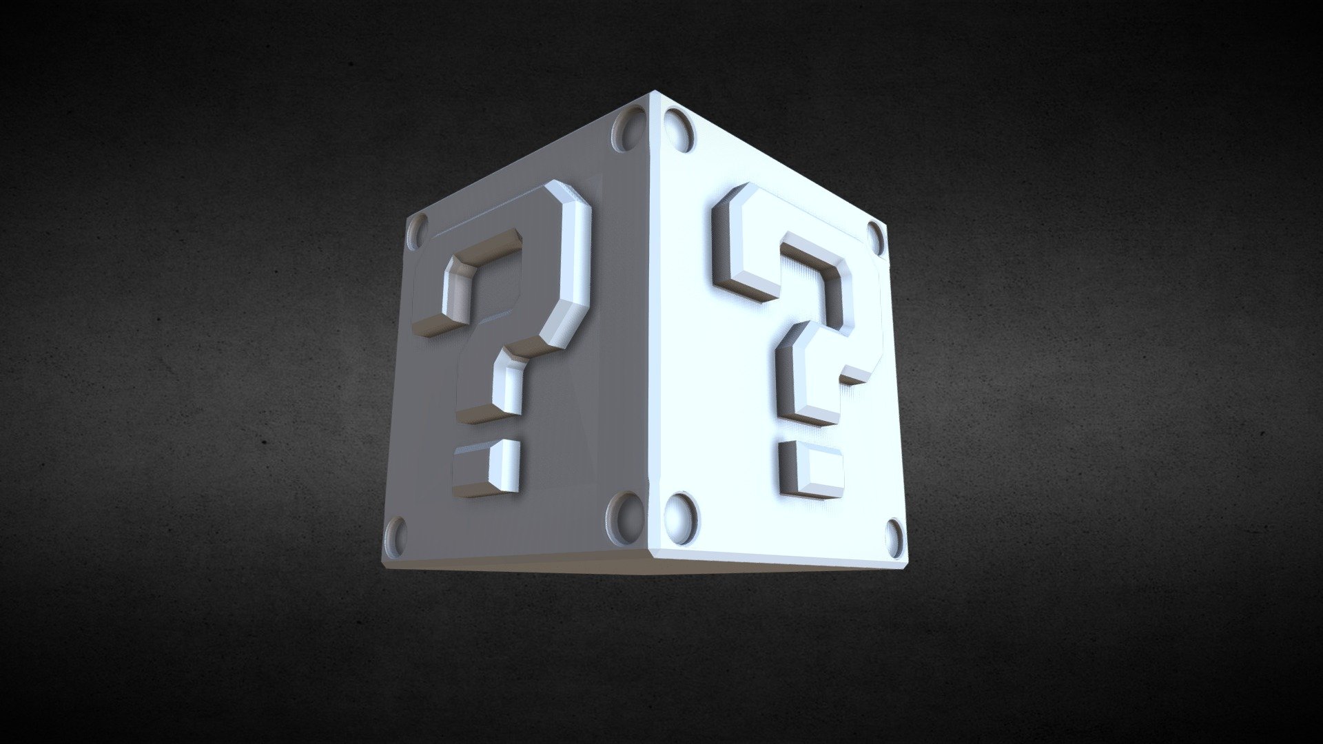 Super Mario Bros Question Mark Block - 3D model by BranHelsing [7cd9b33 ...