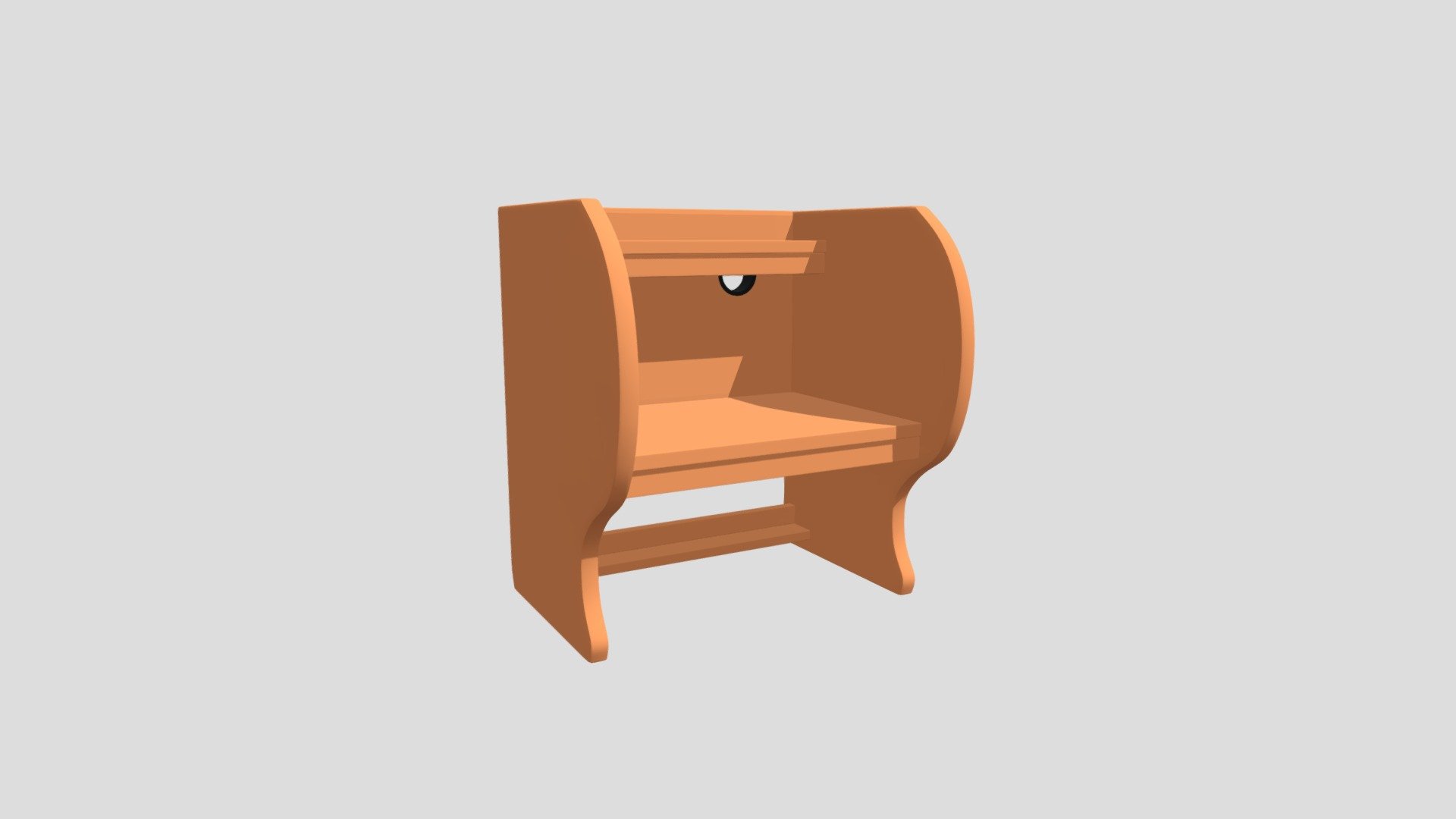 Reading room Desk - Download Free 3D model by My Imaginary World ...