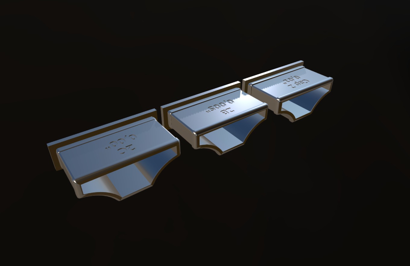 End Caps variations - 3D model by kaaa [7cda45d] - Sketchfab
