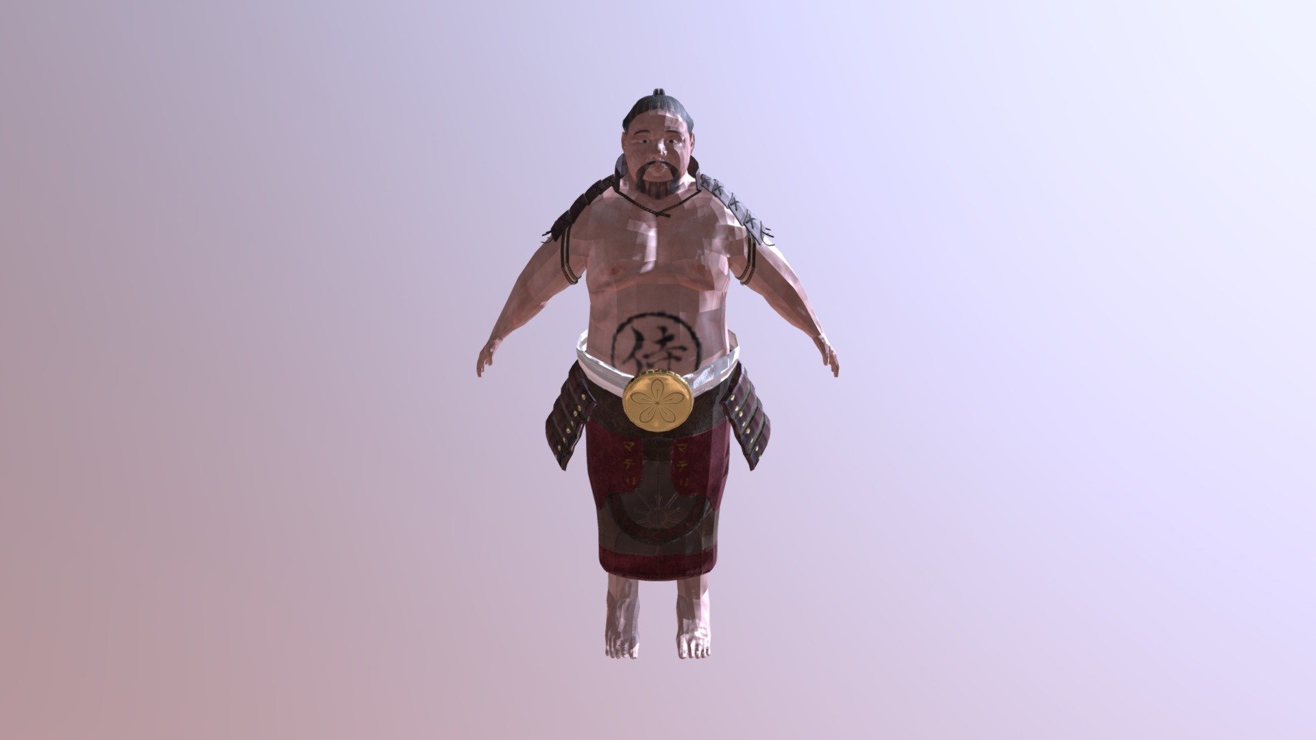 Sumo_Samurai - 3D model by Geokendall (@Coros) [7cdad3d] - Sketchfab