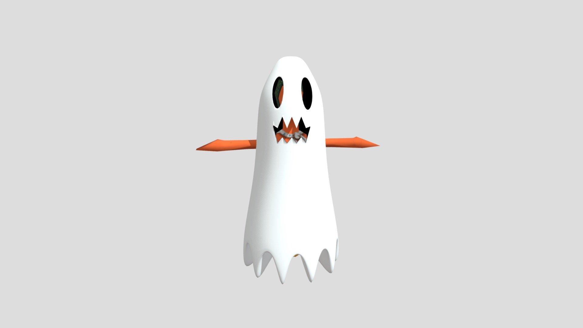 Ginger Ghost ( Be Halloween Party The Game ) - Download Free 3D model ...