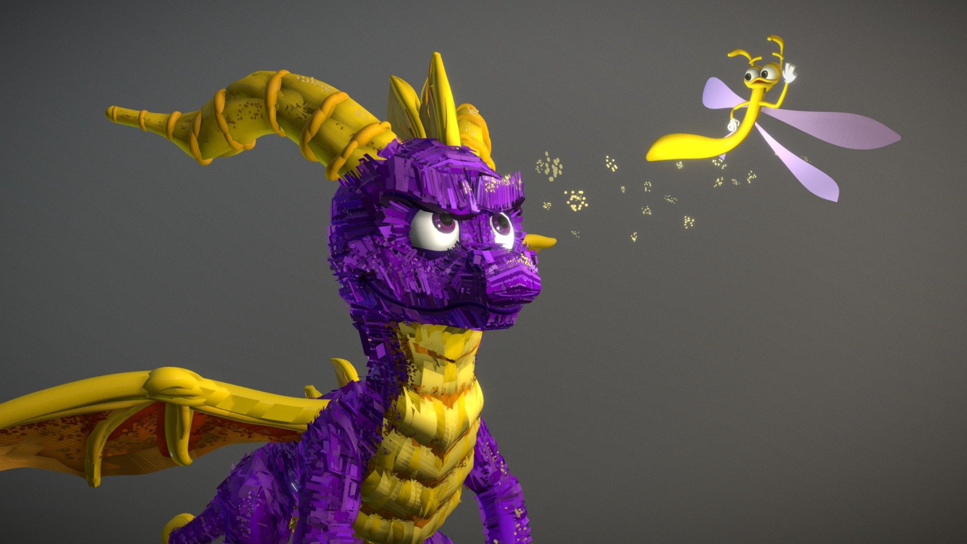 CoolpaintrVR - Spyro the Dragon - 3D model by Elena Valero ...
