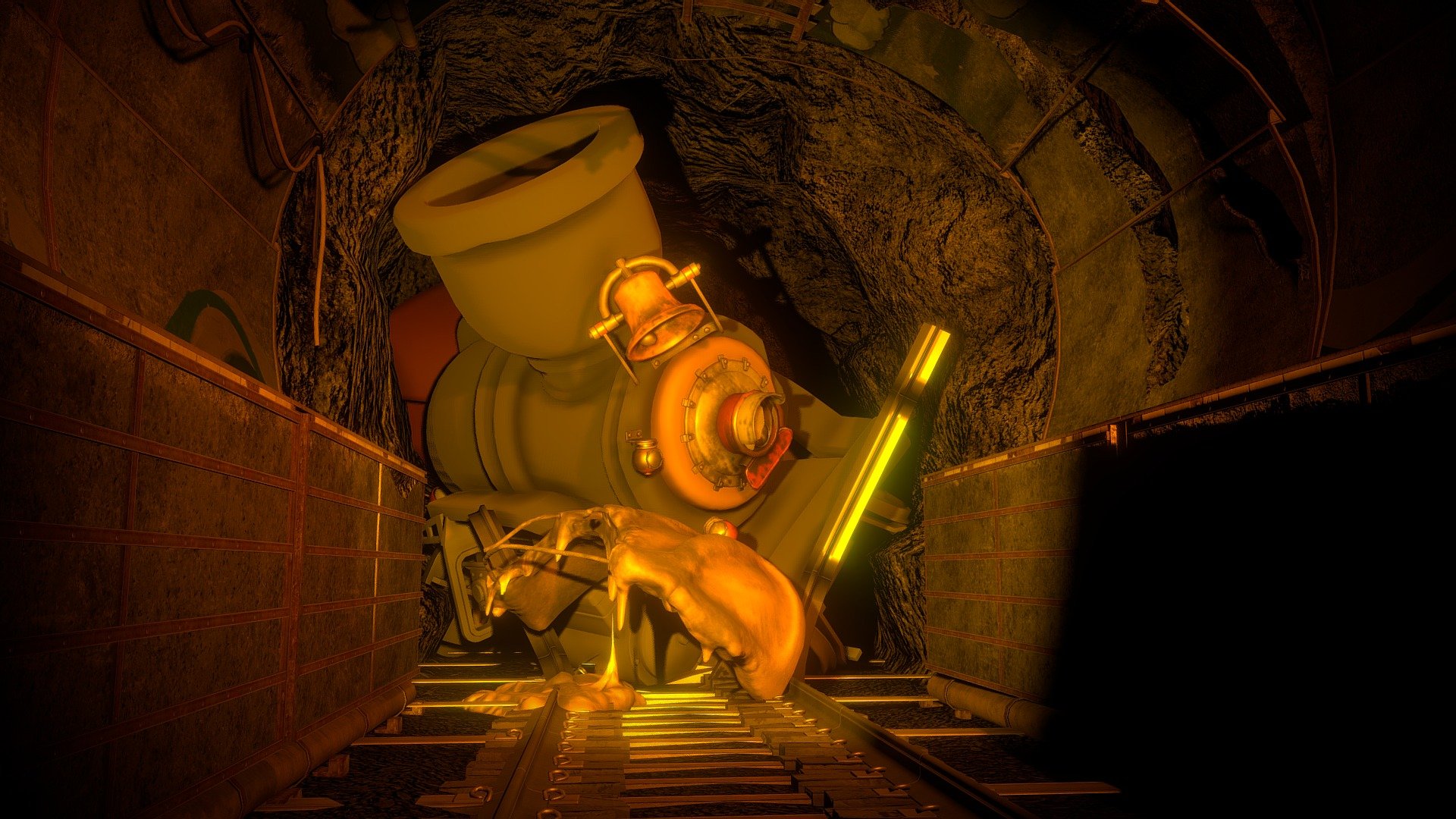 Train Crash - Poppy Playtime - Download Free 3D model by MG Rips (@MG ...