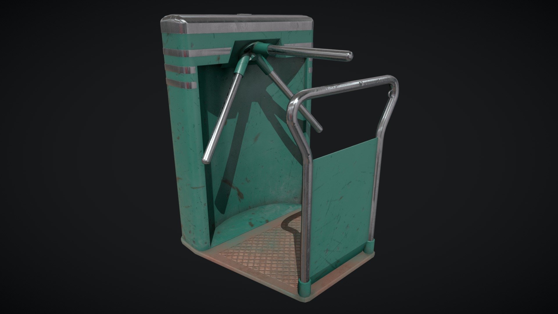 Turnstile - 3D model by melnychenkoanastasiia00 [7cdcd5a] - Sketchfab