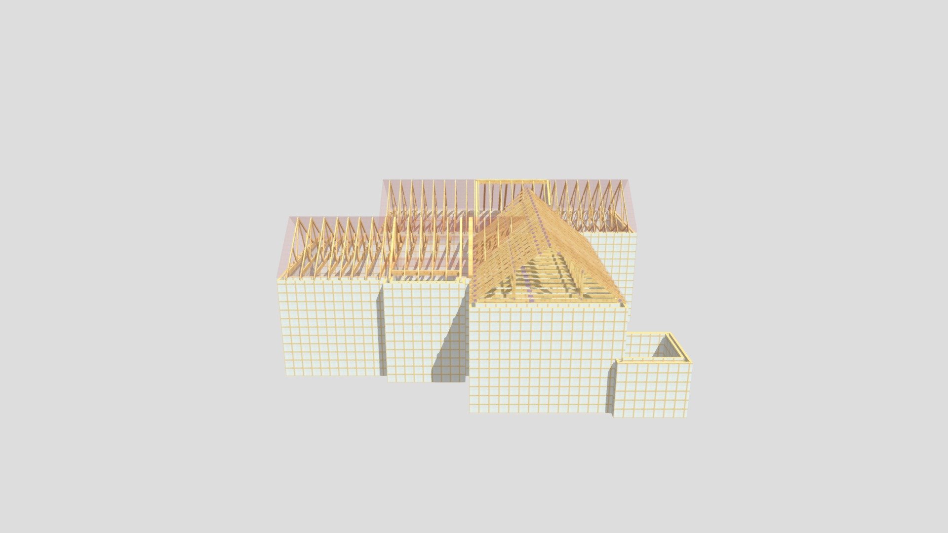 House_-_ Roof_ Design - 3D model by RoofTrusses2023 [7cdd6f1] - Sketchfab