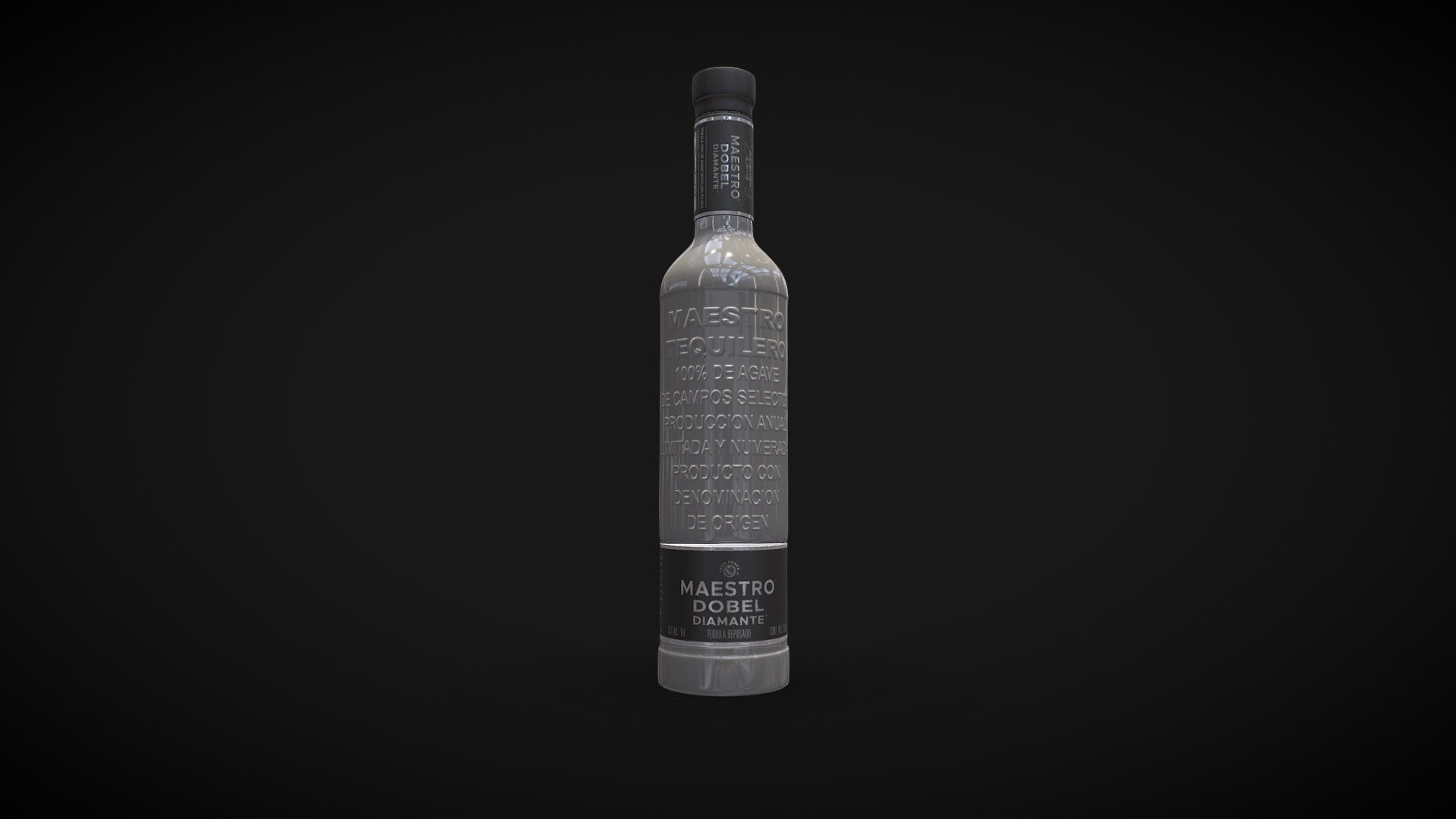 Tequila Maestro Dobel Diamante - 3D model by mareduvs [7cddb1a] - Sketchfab