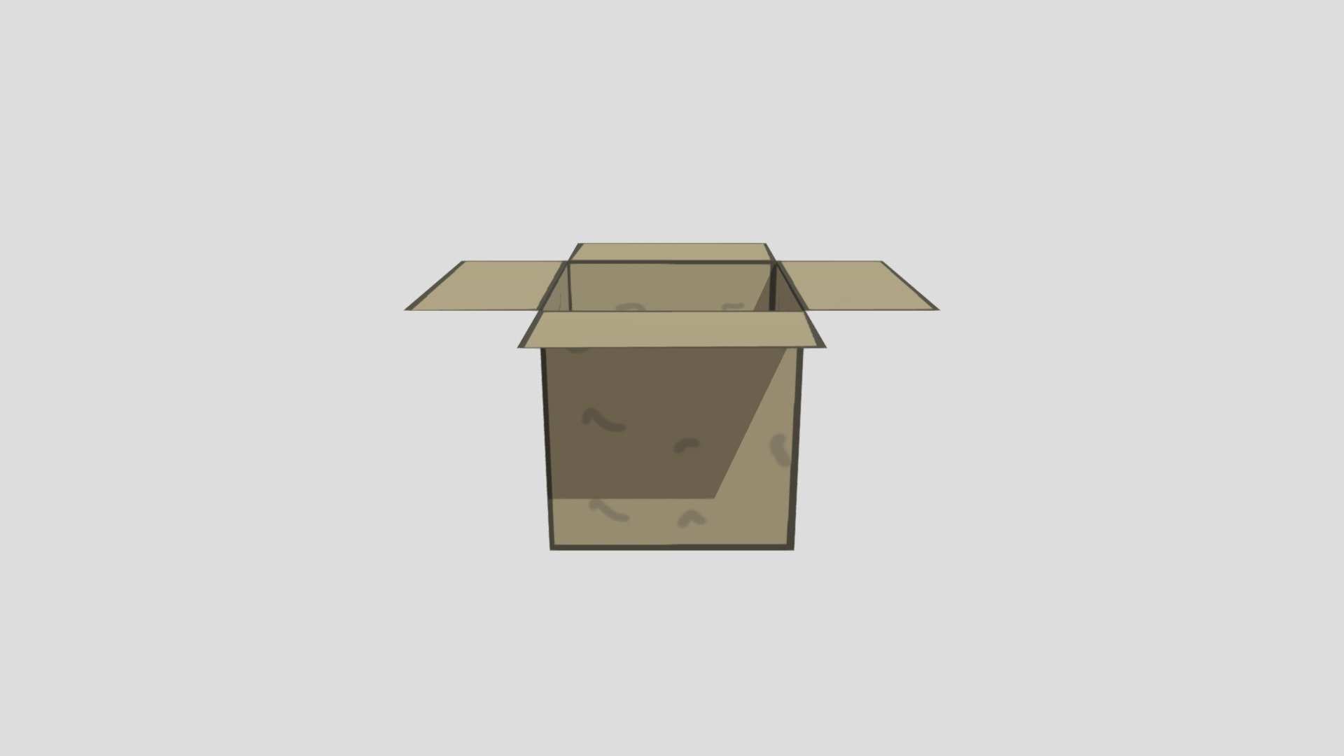 Animated Cardboard Box - Download Free 3D model by oodum [7cde1a7 ...